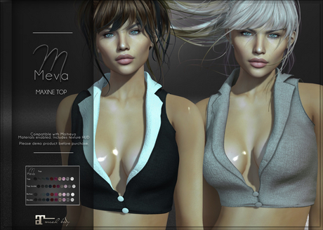 Second Life Marketplace - Meva Maxine Pants and Top Demo Box